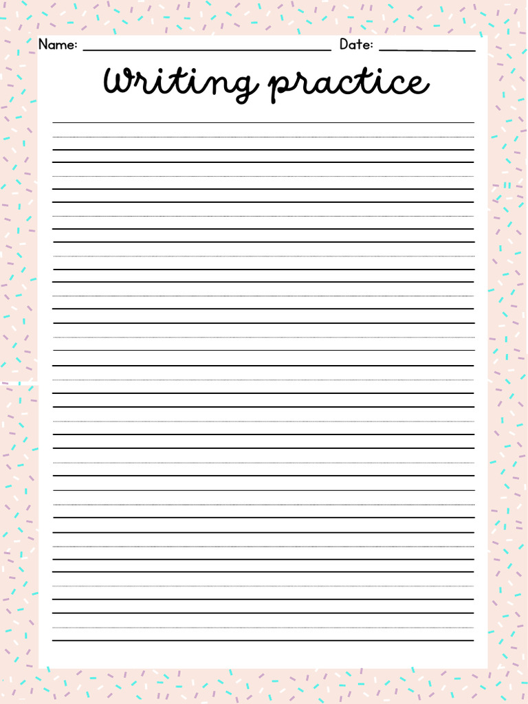 Writing Practice | PDF