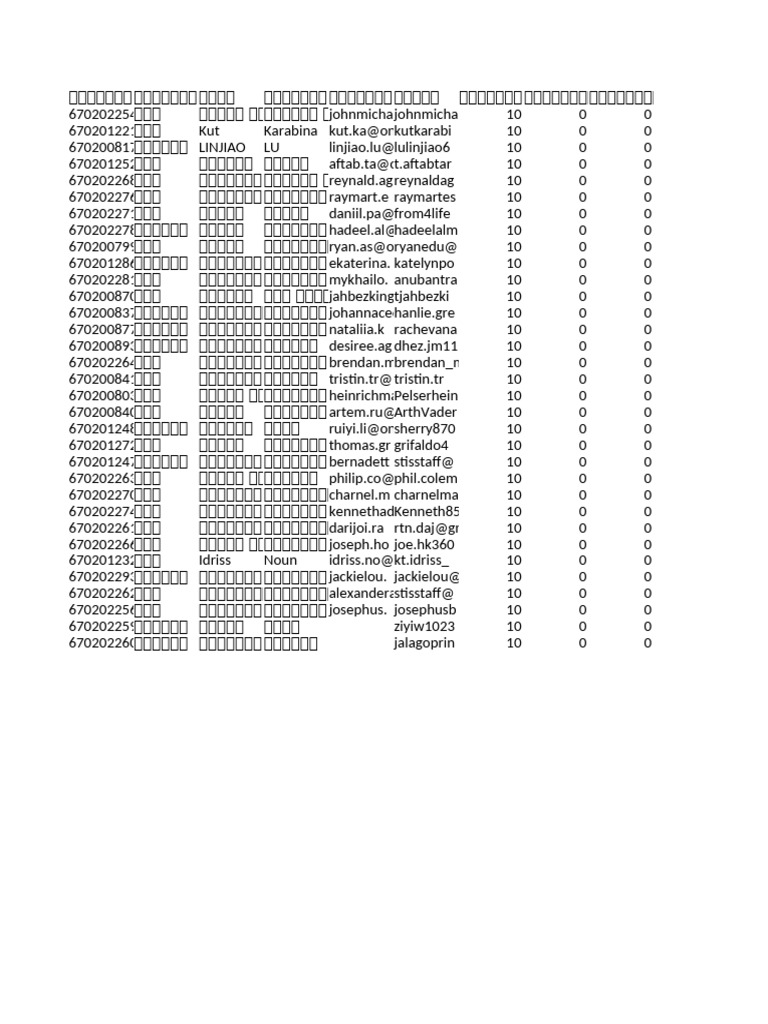 EnrollmentReport - Module 1 Class 001 (Eng) Changing The Context, Society, and The Concept of ...