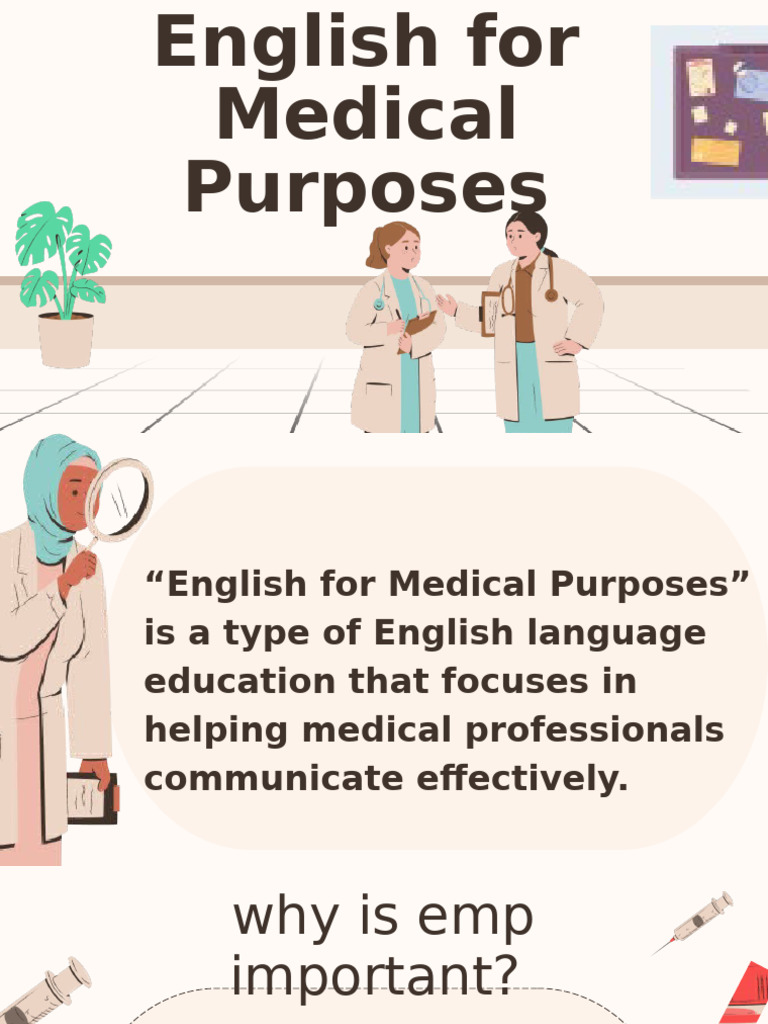English for Medical Purposes Explained | PDF