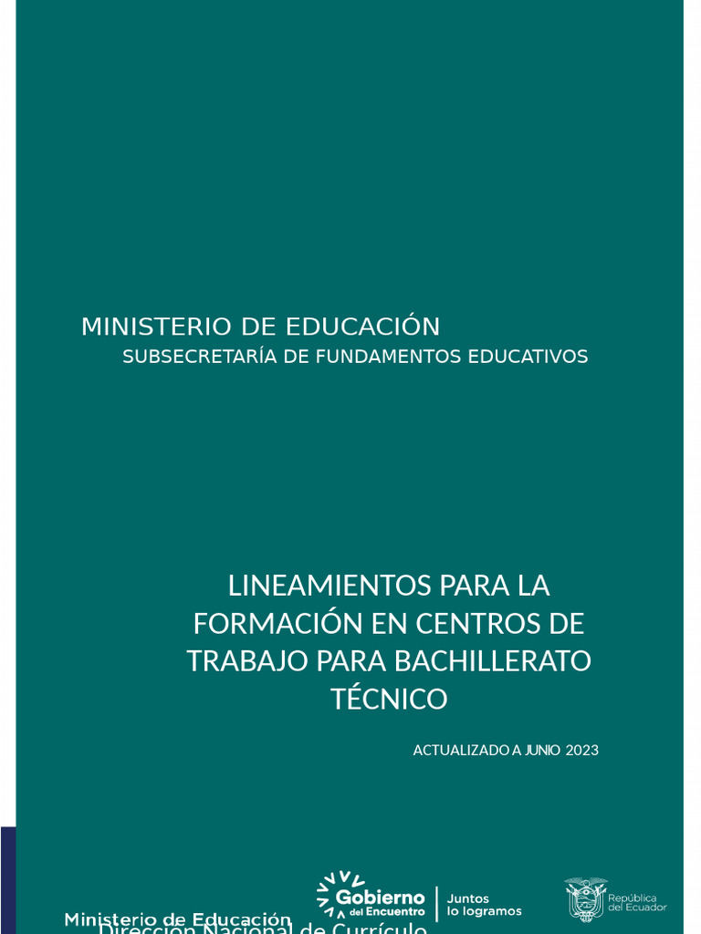 Guia FCT 24 - 25 | PDF | Evaluación | Institución
