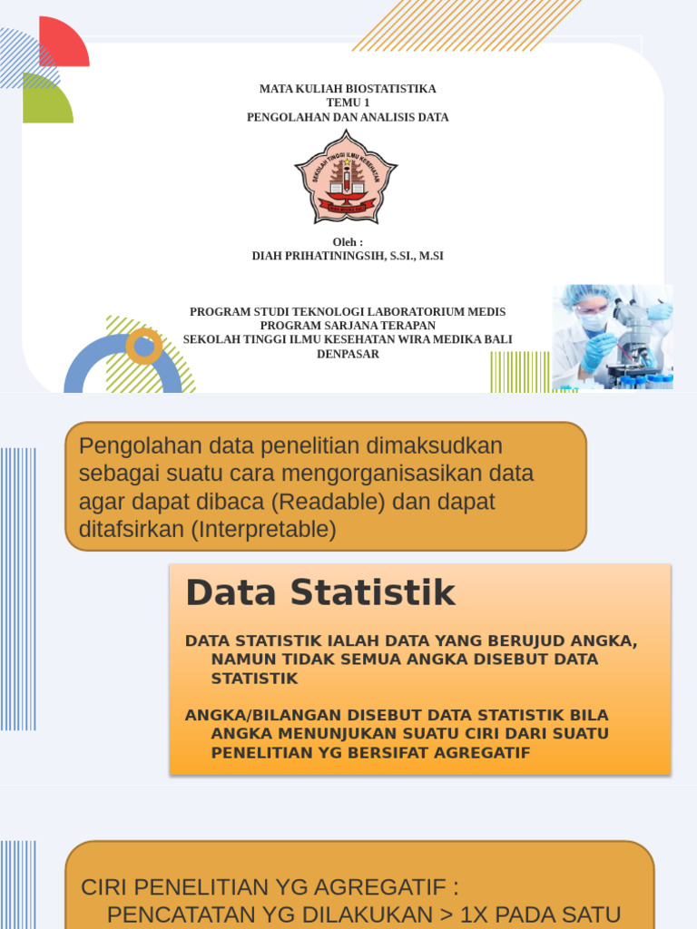 Temu 01. Pengolahan Dan Analisis Data | PDF