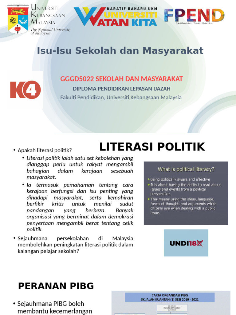 8 Sekolah & Masyarakat ISU | PDF