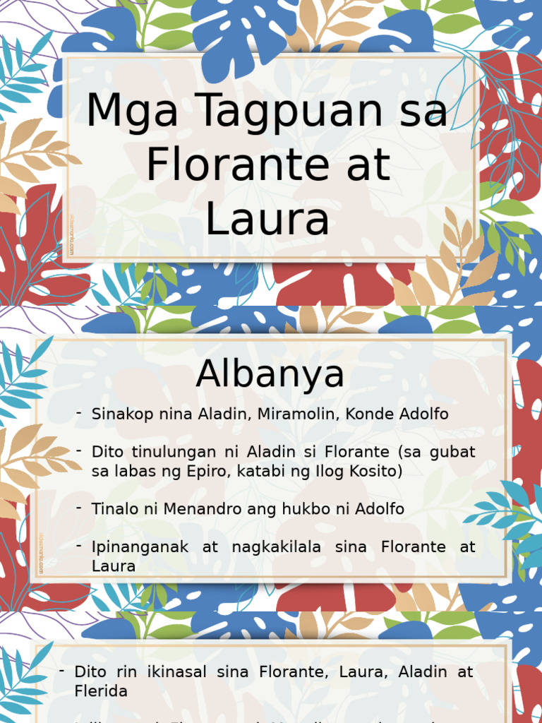 Florante at Laura Modyul 1 | PDF