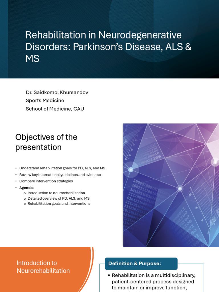 MS Rehabilitation Strategies Overview | PDF | Physical Therapy ...