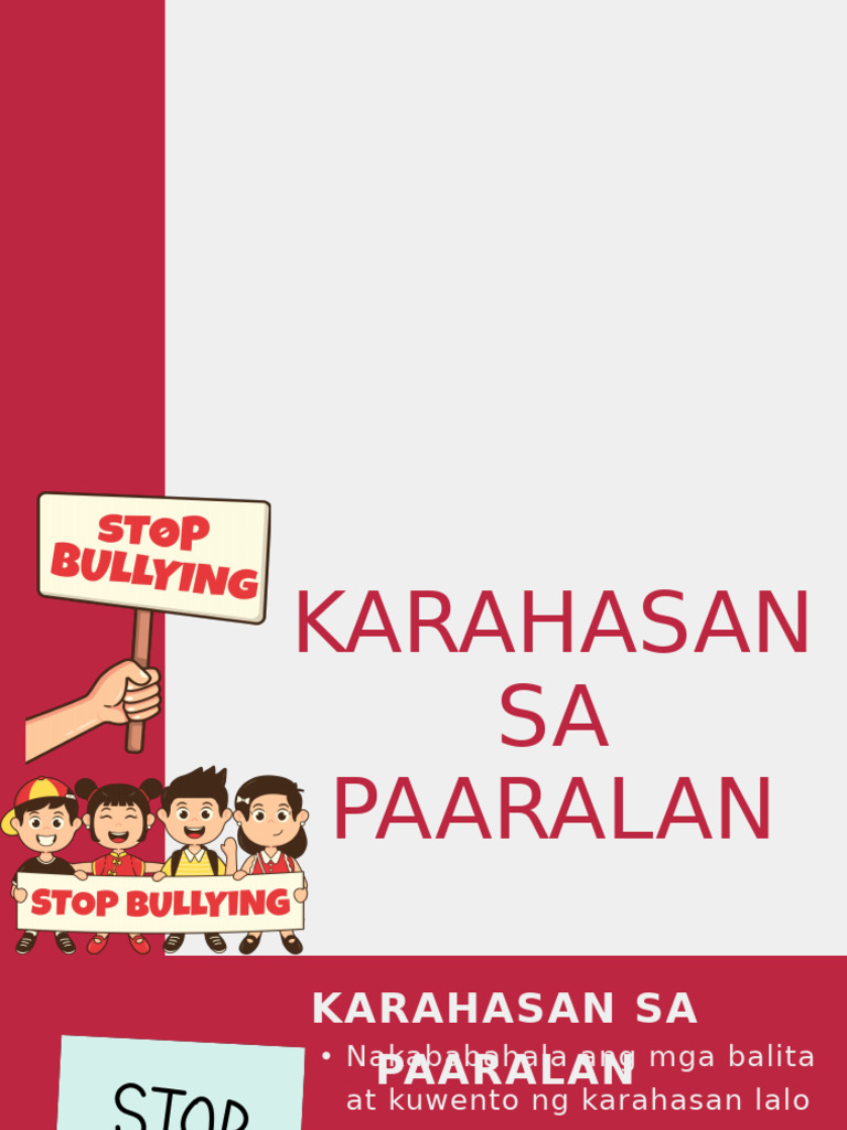 Karahasan sa Paaralan-1 | PDF