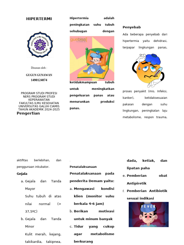 Leaflet Hipertermi | PDF