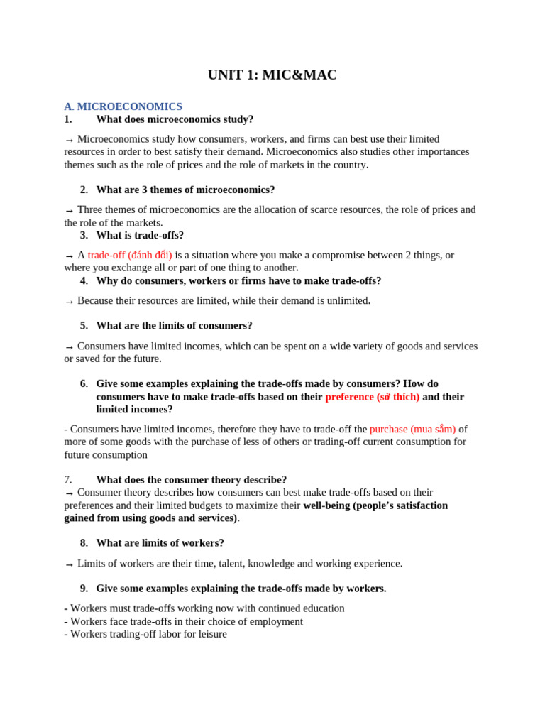 Vấn đáp TACN1 | PDF | Fiscal Policy | Taxes