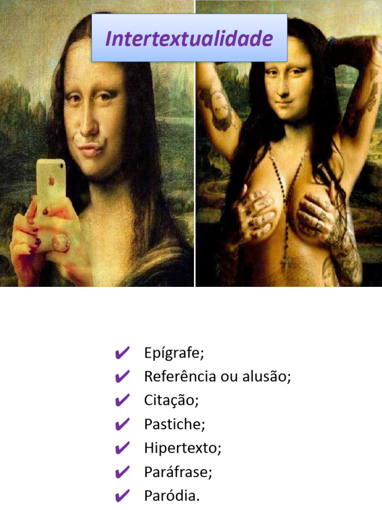 Intertextualidade Atd 2017 | PDF | Hipertexto
