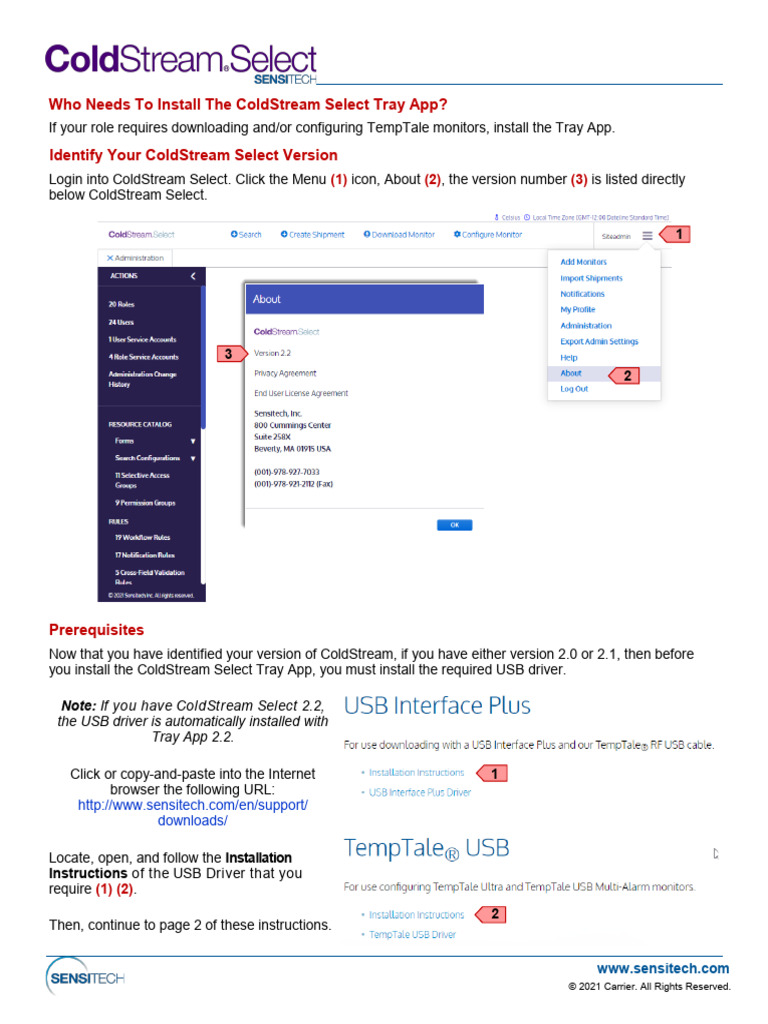 Coldstream Select Tray App Install 17feb2021 | PDF | Microsoft Windows ...
