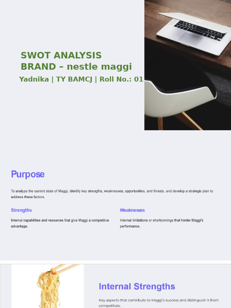 Nestle Maggi Swot | PDF