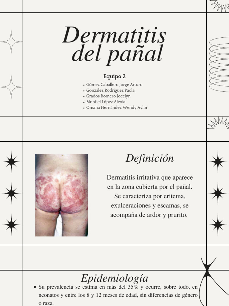 Manejo de la Dermatitis del Pañal | PDF | Enfermedades y trastornos ...