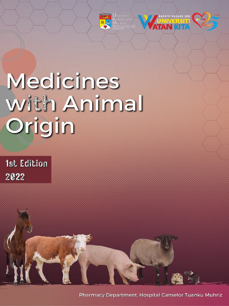 MEDICINES WITH ANIMAL ORIGIN HCTM Ver 1r | PDF | Vegetarianism