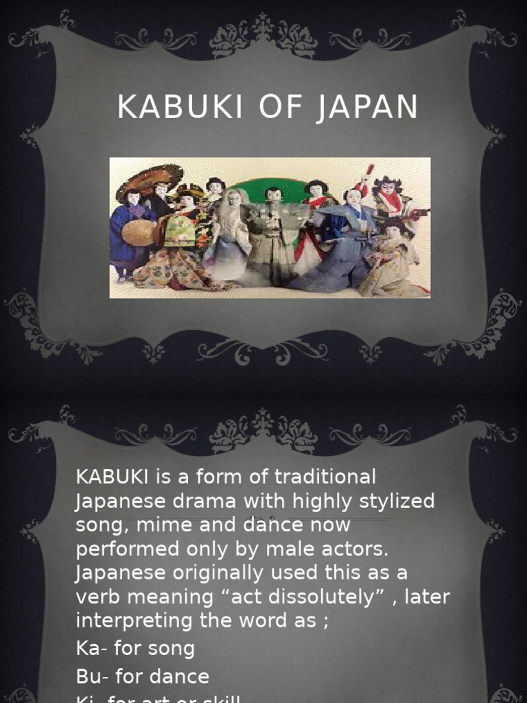 Understanding Kabuki: A Japanese Drama | PDF