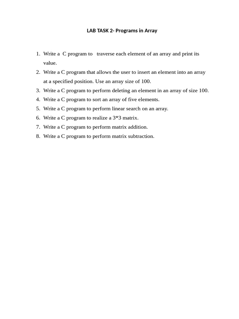 Lab Task 2 | PDF