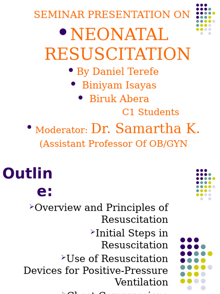 Neonatal Resuscitation | PDF | Cardiopulmonary Resuscitation | Apnea