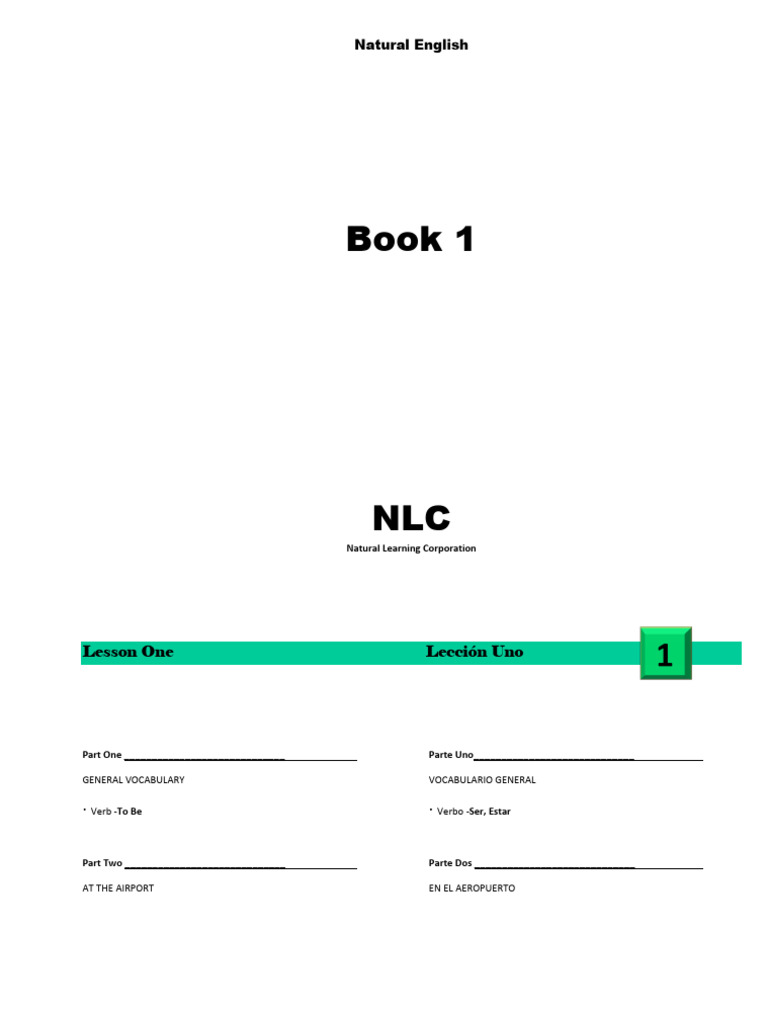 Natural English Book 1 PDF | PDF