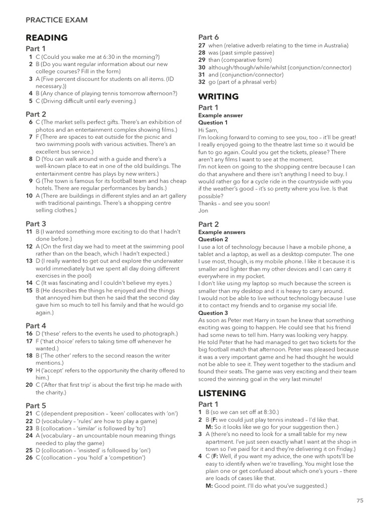 FORM B1 ETTNs Practice Exam AK | PDF