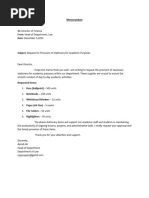 Office Stationery Request Form | PDF