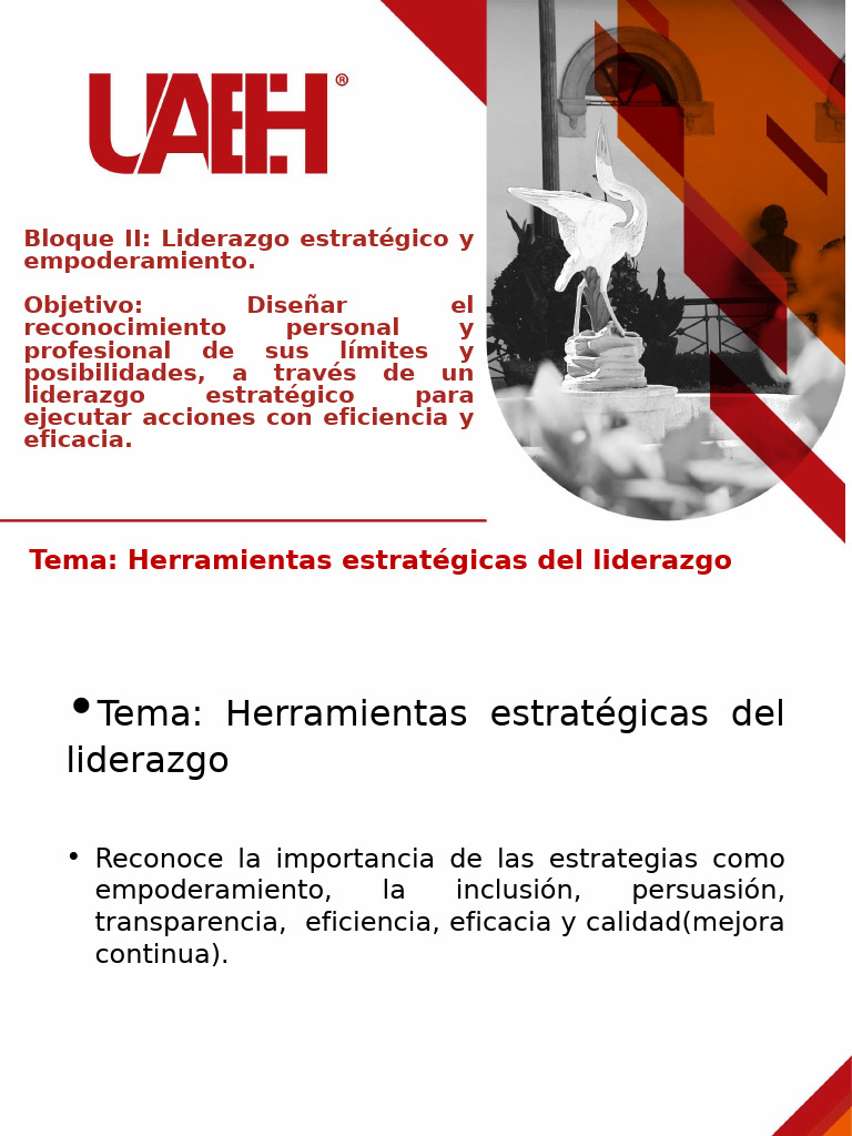 2.4 Herramientas Estratégicas Del Liderazgo | PDF | Empoderamiento | Liderazgo
