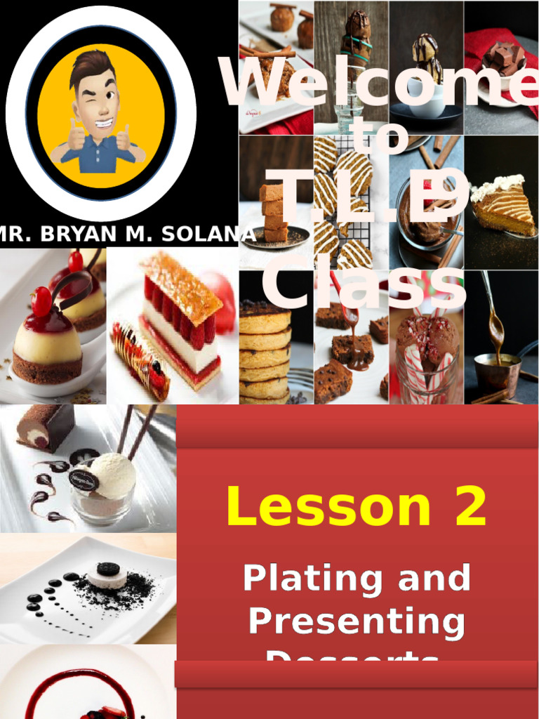 Techniques for Plating Desserts | PDF | Cakes | Desserts