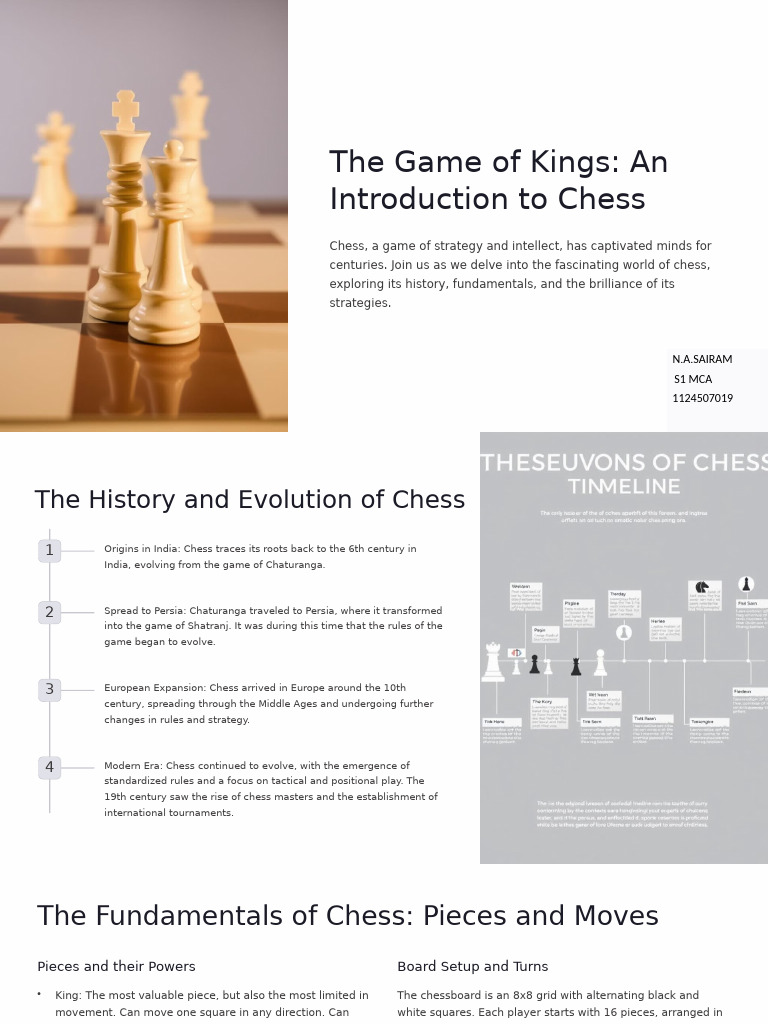 Chess Presentation | PDF | Chess Strategy | Chess Openings