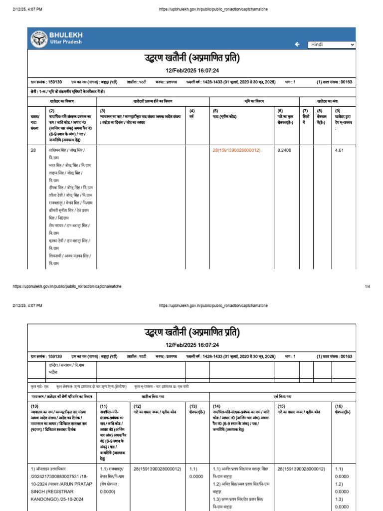 28 Khasara or Gata Sankhya | PDF