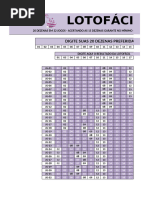 Planilha Grátis para Lotofácil 14 Pontos | PDF