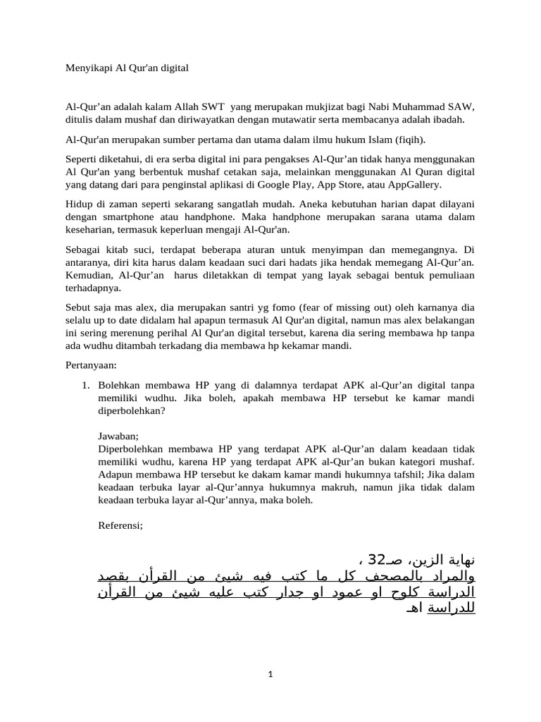 Rumusan BM MMU 13 Nov 2023 | PDF