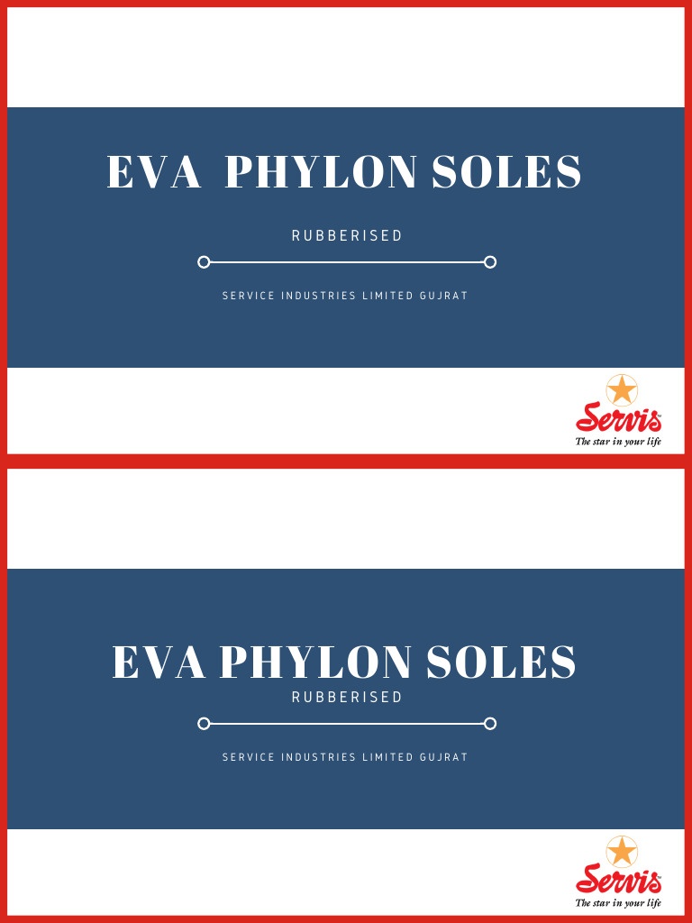 EVA Phylon Soles by Rubberised Industries | PDF