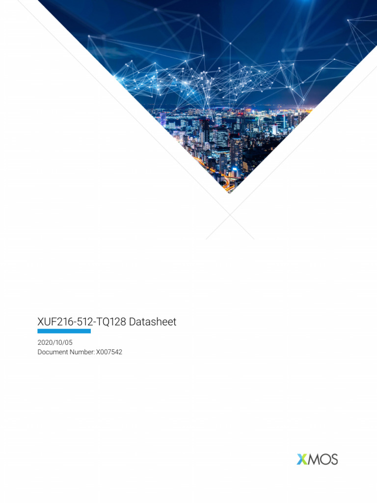 Xmos XUF216 512 TQ128 Datasheet 1 17 | PDF | Microcontroller | Multi Core Processor