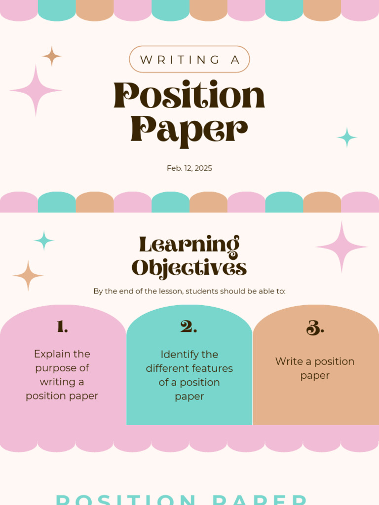G5 Writing a Position Paper | PDF
