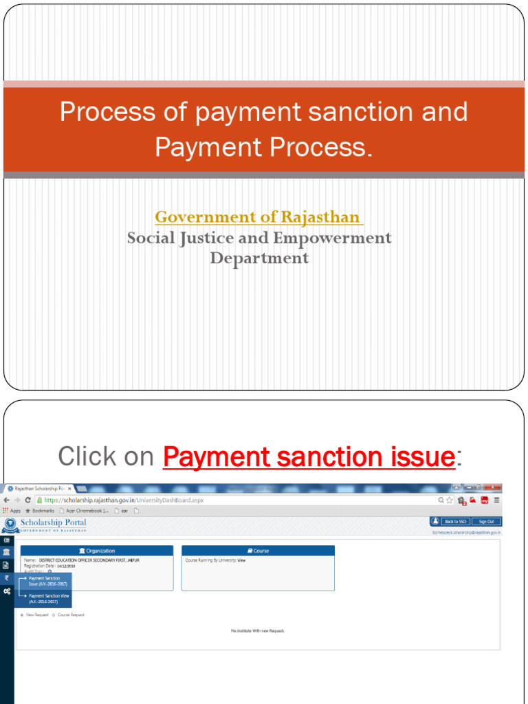 Process of Payment Sanction and Payment Process | PDF