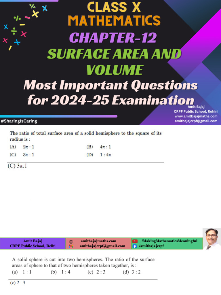 Amit Bajaj: Maths Class 10 Guide | PDF | Schools | Educational Institutions