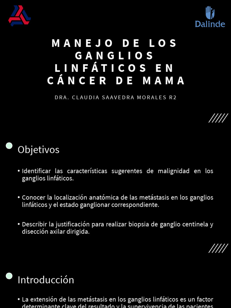 Ganglios en CA de Mama | PDF