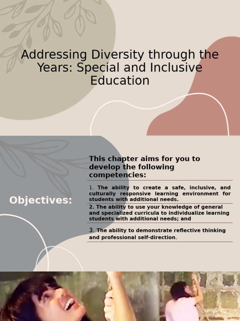 Inclusive Education and Presentation Skills | PDF | Body Language ...