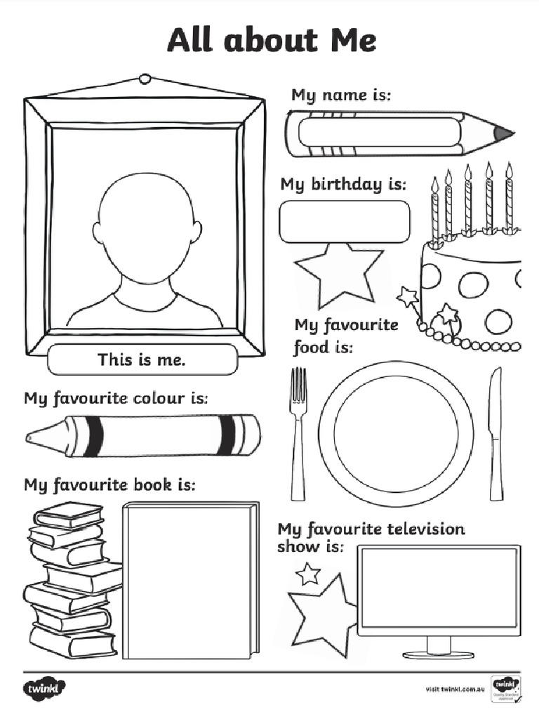 About Me Drawing | PDF