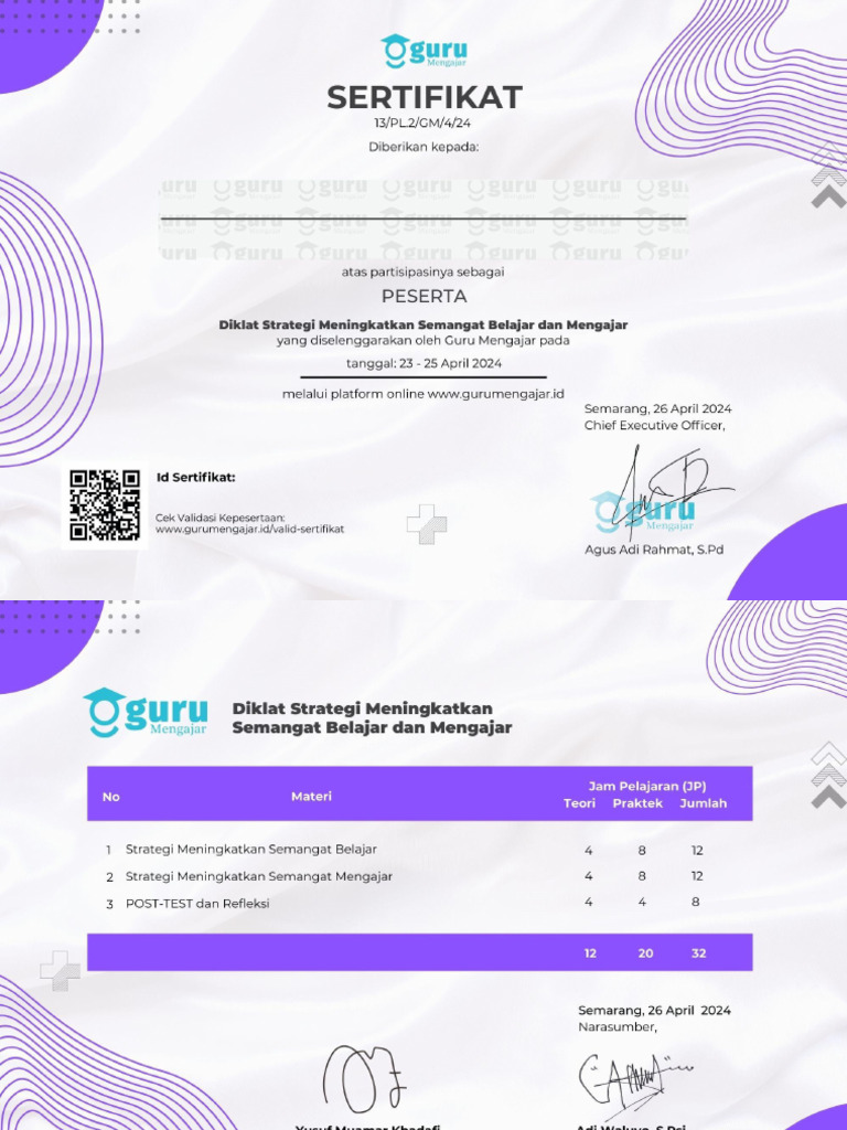 Sertifikat PEBRI - 5 | PDF