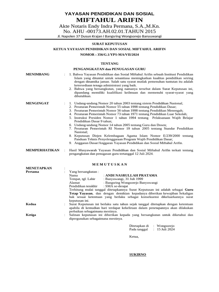 SK ANDI NASRULLAH | PDF