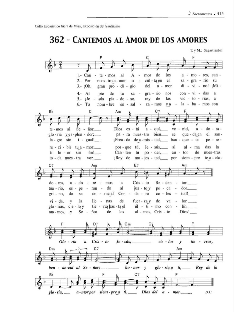 Cantemos Al Amor | PDF