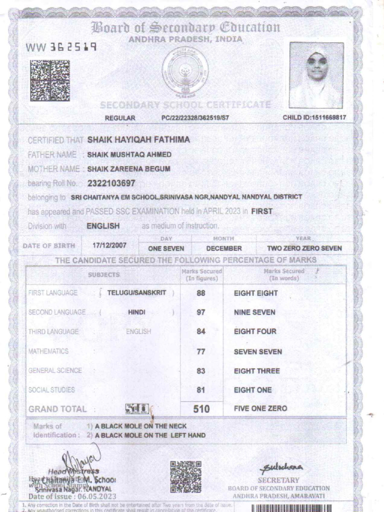 SH Classxcertificate | PDF