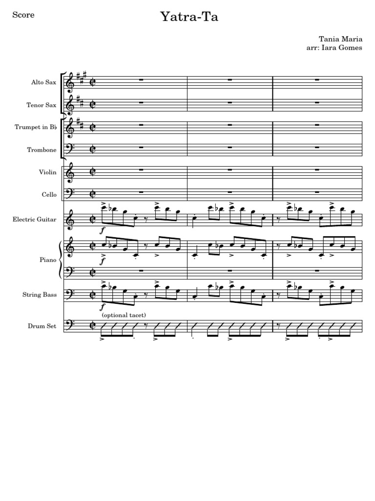 Yatra-Ta - Tânia Maria | PDF | Musical Instruments | Music Technology