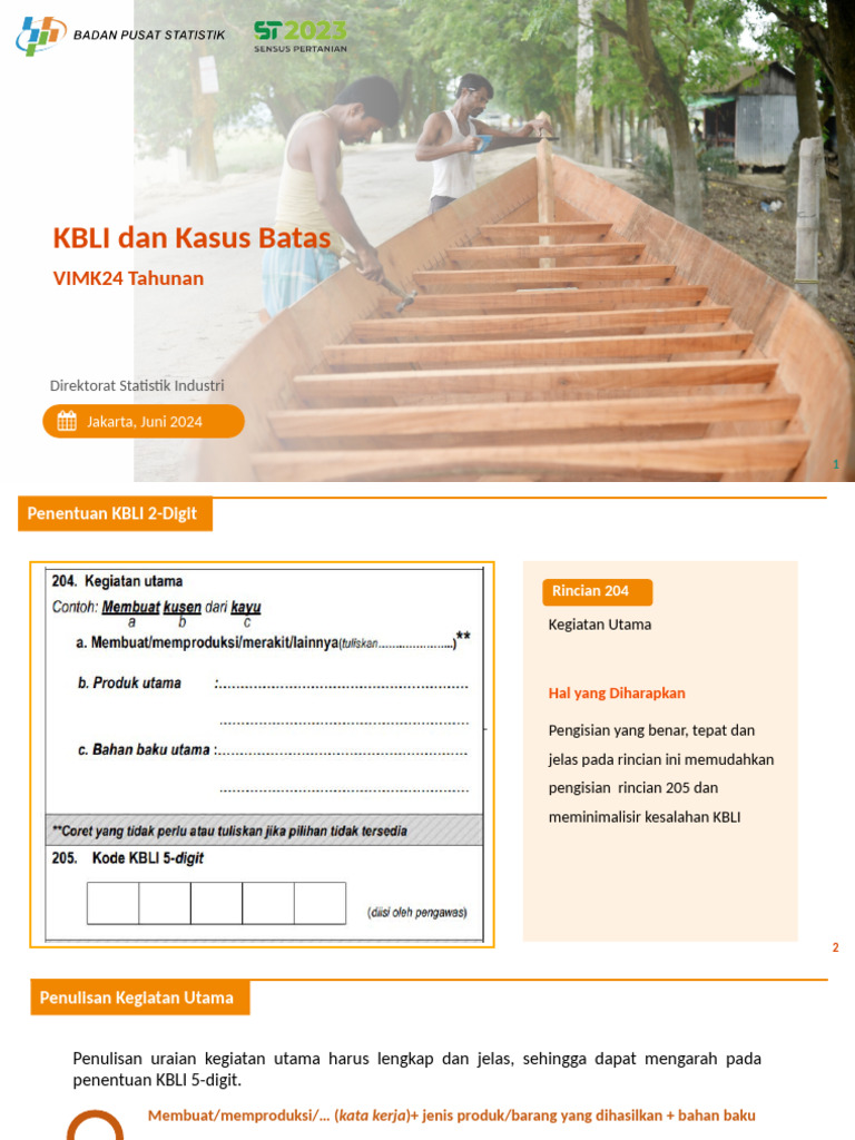 Panduan Penentuan KBLI 2024 | PDF