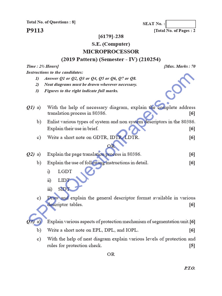 Be Computer-Engineering Semester-4 2023 November Microprocessor-Pattern ...