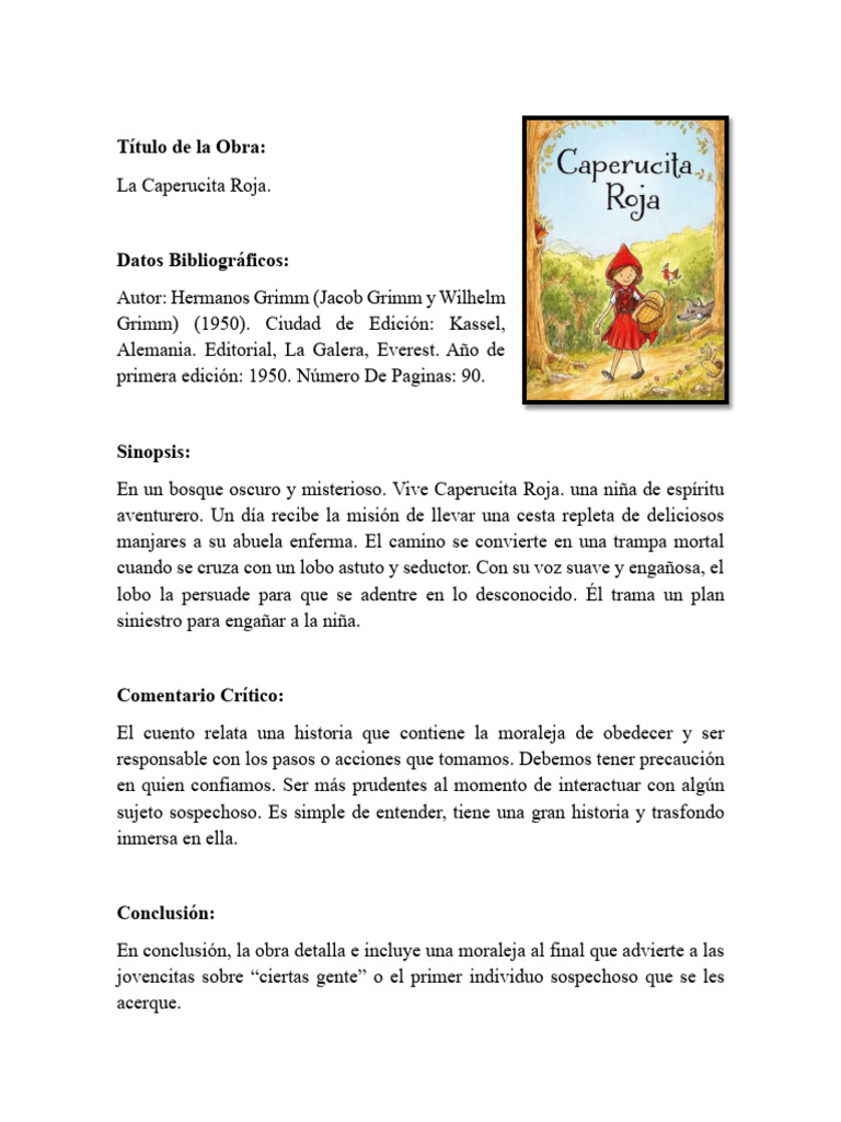 Reseña Del Cuento | PDF