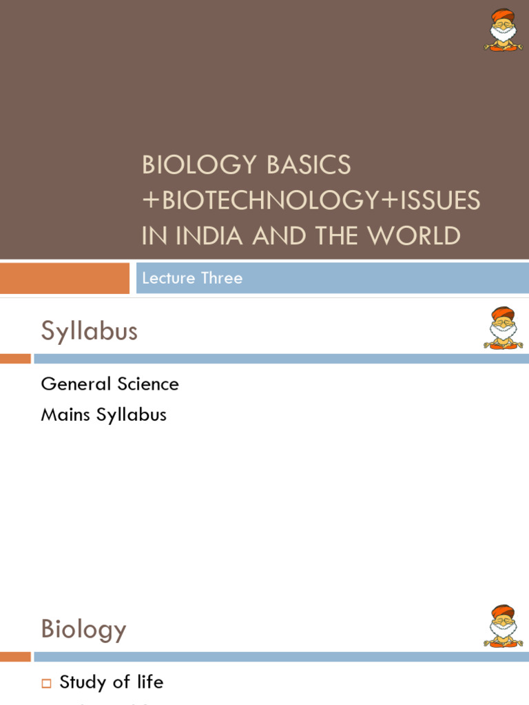 Biology Basics | PDF | Cell (Biology) | Osmosis