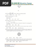 2020 Amc 10b Problems and Answers 1 | PDF | Mathematical Concepts ...