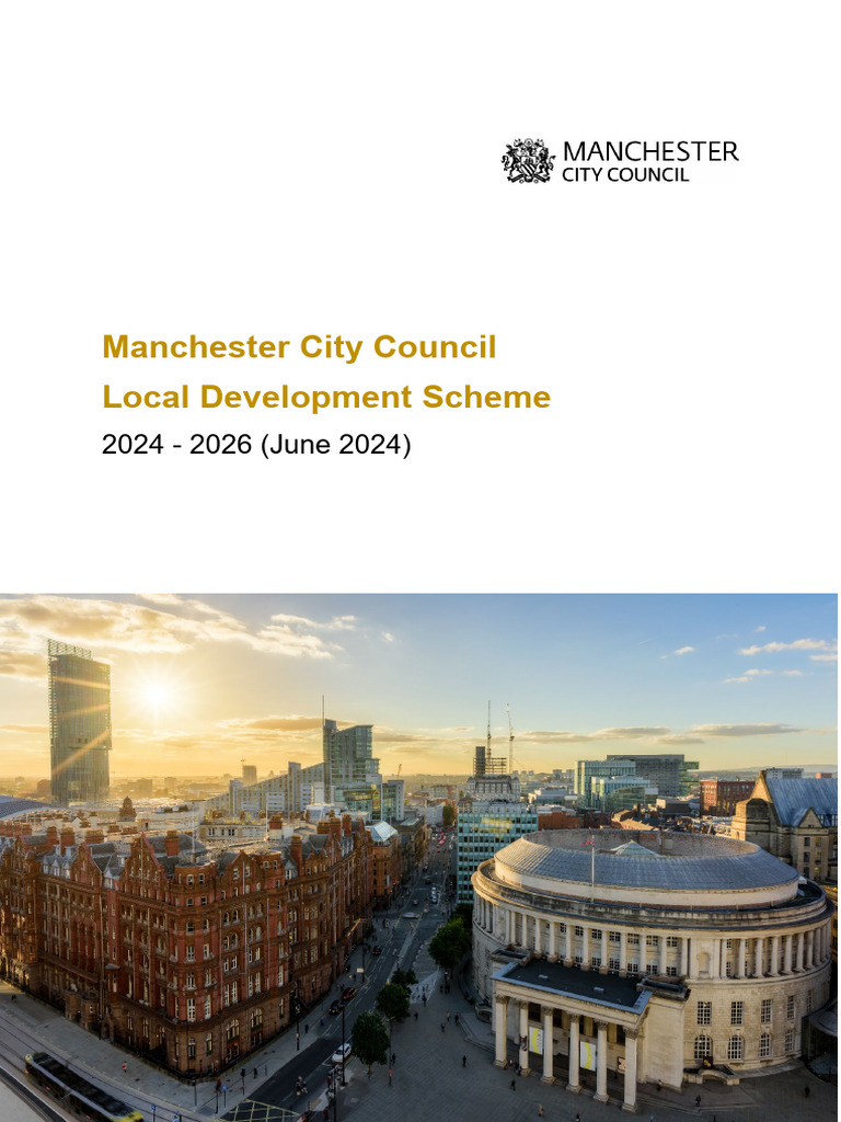 Manchester Local Development Scheme 2024-2026 | PDF | Policy | Manchester