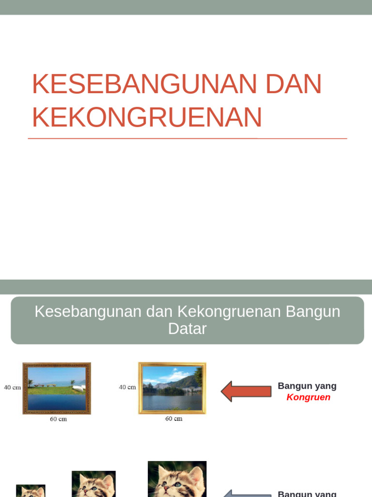 Kesebangunan dan Kekongruenan | PDF