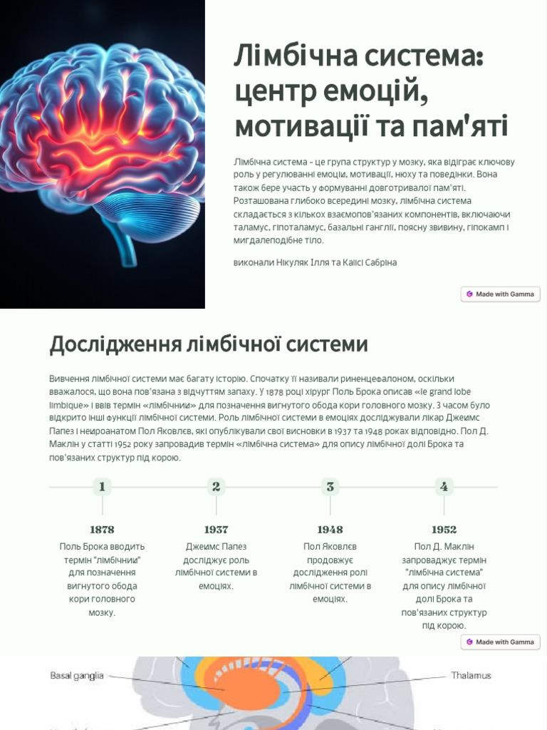 Limbichna Sistema Centr Emocij | PDF