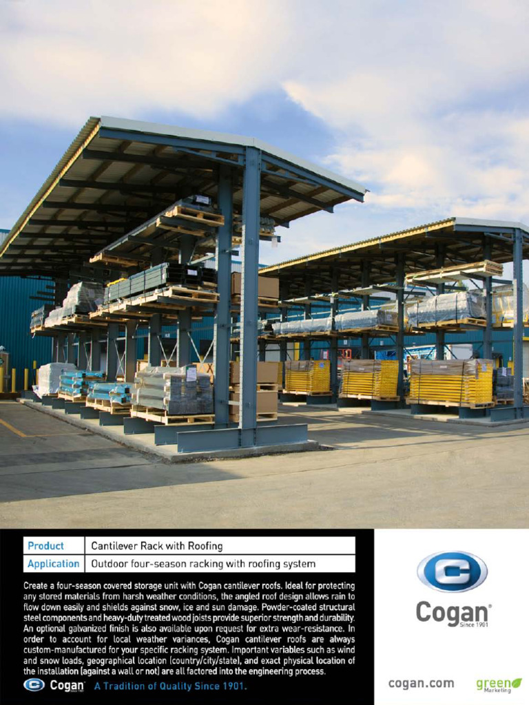 Questionaire Cantilever With Roof Exterior EN - Cogan | PDF